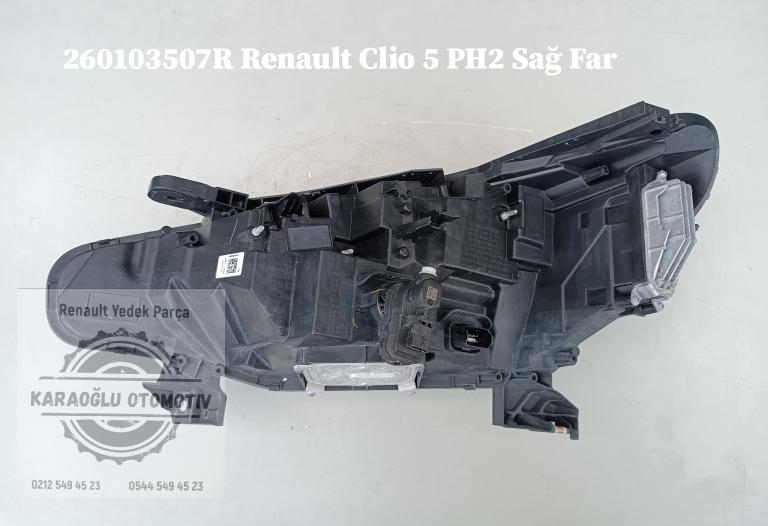 Clio 5 PH2 Sağ Far 260103507R | Renault Yedek Parçacı Karaoğlu