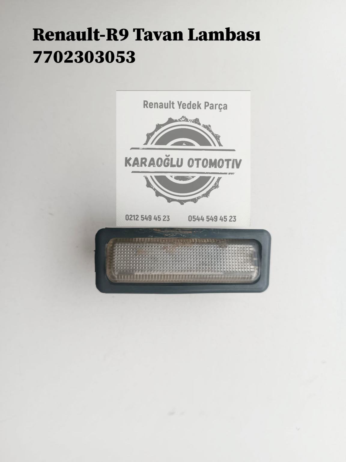7702303053 Renault R9 Broadway Tavan Lambası | Renault Yedek Parçacı ...